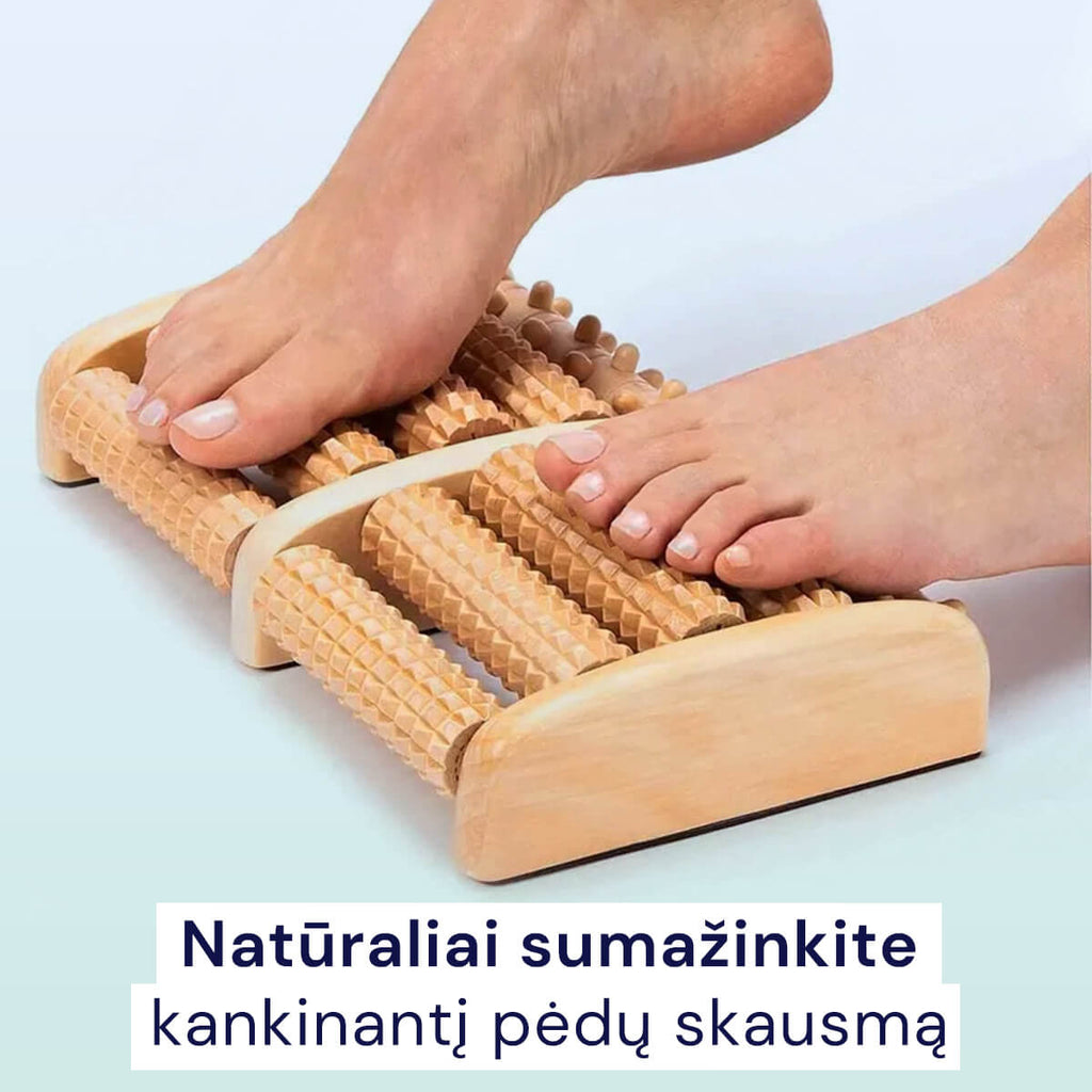 Medinis pėdų masažuoklis – Dermi
