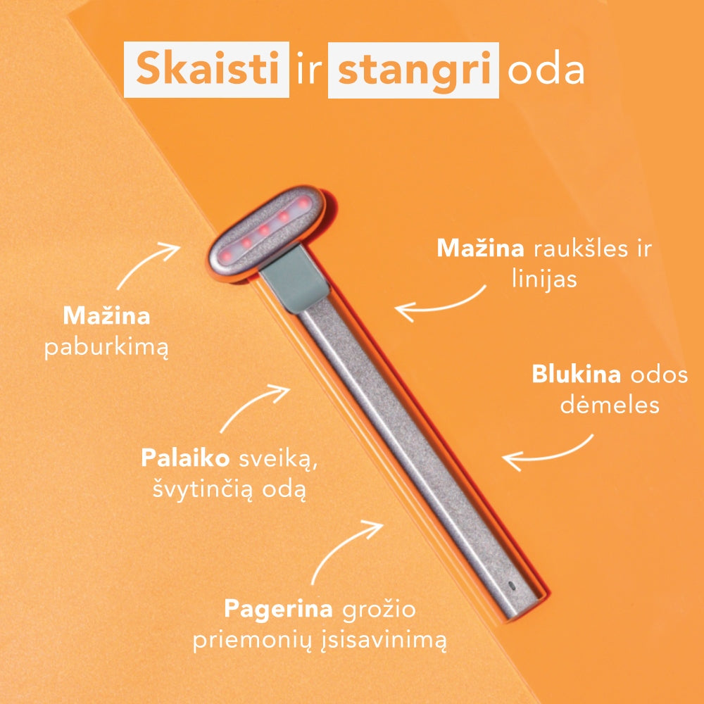 Šviesos terapijos lempa - lazdelė – Dermi.LT